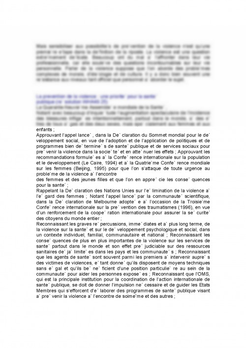 Referat: La Violence (#329839)