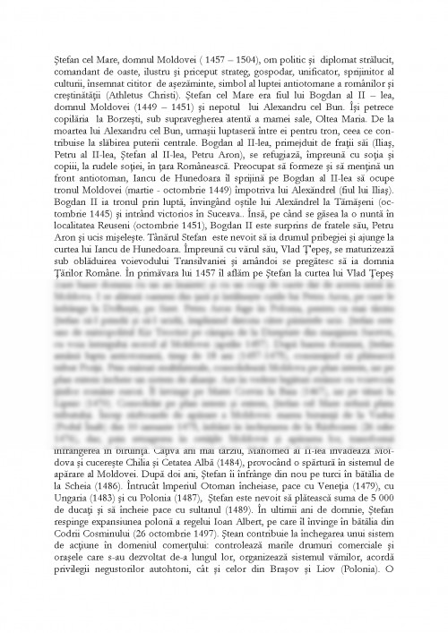 Referat: Ștefan cel Mare domnul moldovei, om politic și diplomat ...