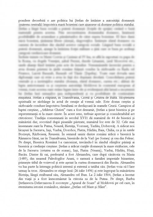 Referat: Ștefan cel Mare domnul moldovei, om politic și diplomat ...