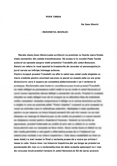 Referat: Popa Tanda (#330836)