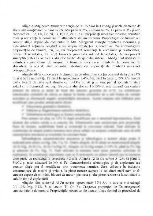 Referat: Aluminiu și aliajele din aluminiu (#331298)
