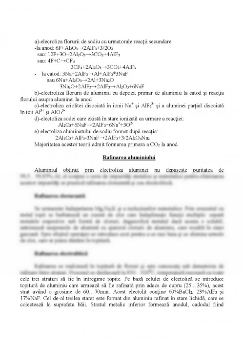 Referat: Aluminiu și aliajele din aluminiu (#331298)