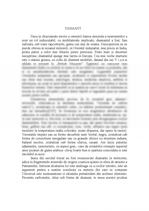 Referat: Diamantul (#331341)