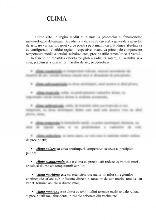 Referat: Clima din Europa (#332446)