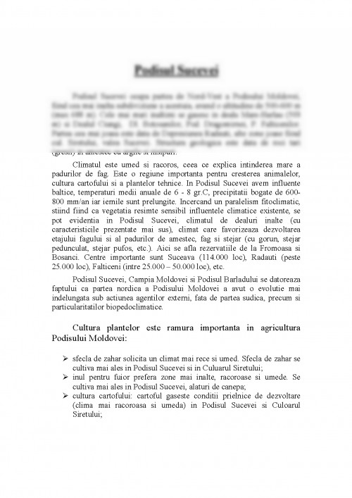 Referat: Podișul Sucevei (#332673)