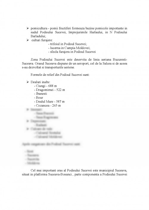 Referat: Podișul Sucevei (#332673)