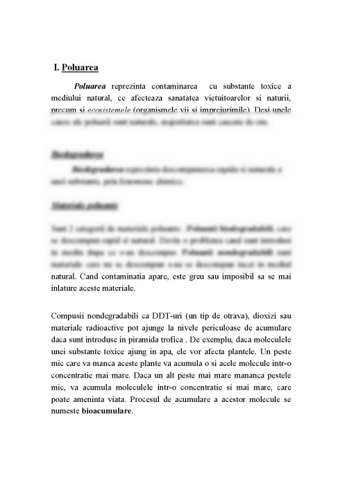 Referat: Poluarea (#332675)