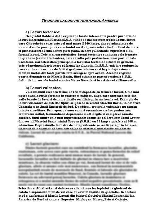 Referat: Tipuri de lacuri (#332756)