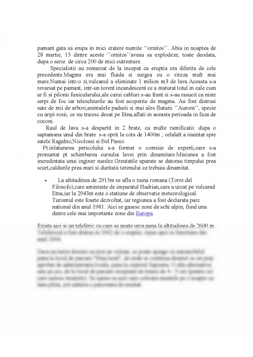 Referat: Vulcanul Etna (#332797)