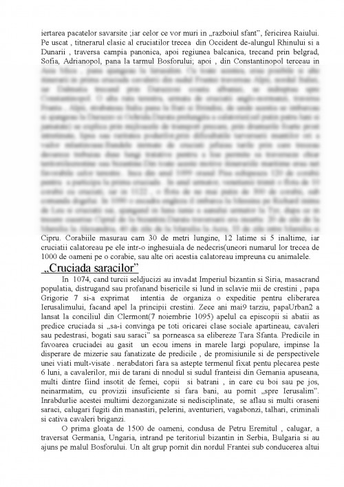 Referat: Cruciadele (#333108)