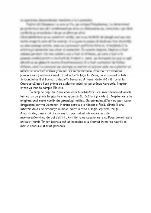 Referat: Zeul Neptun (#333466)