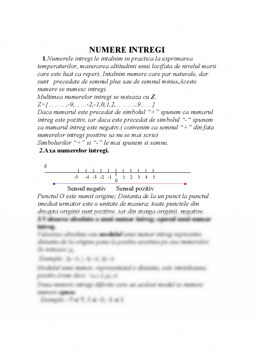 Referat: Numere întregi (#333556)