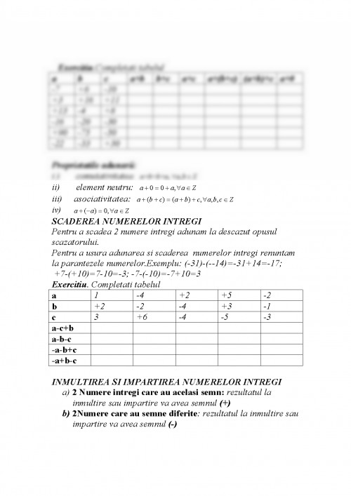 Referat: Numere întregi (#333556)