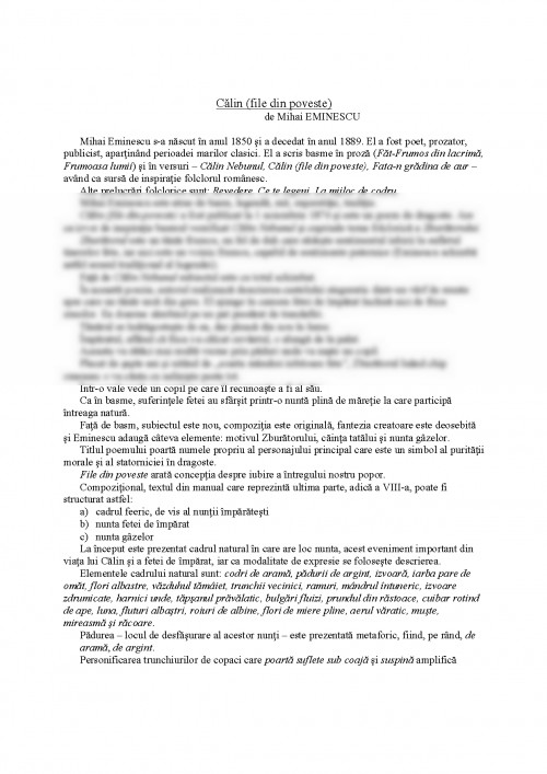 Referat: Călin File Din Poveste (#333919)