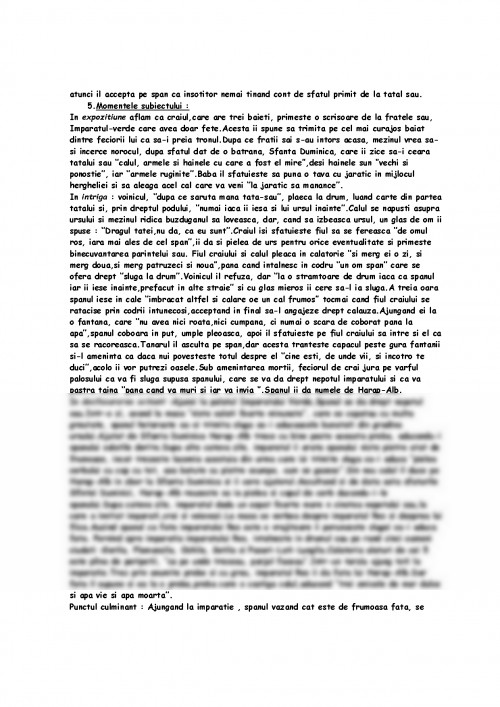 Referat: Harap Alb Basm Cult (#334209)