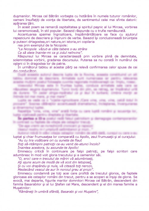 Referat: Mihai Eminescu Scrisoarea A III A (#334359)