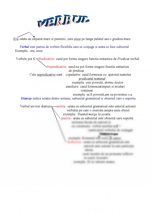 Referat: Verbul (#334646)