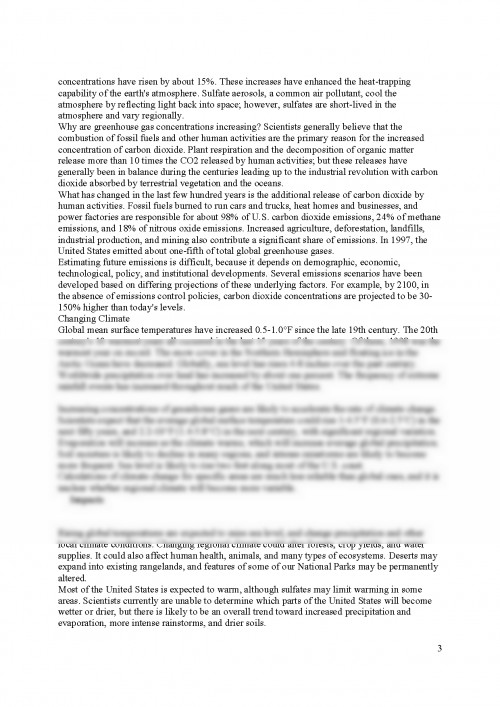 Referat: Global Warming (#336019)