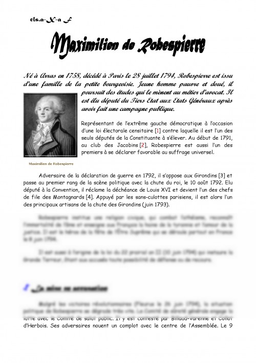 Referat: Robes Pierre (#336498)