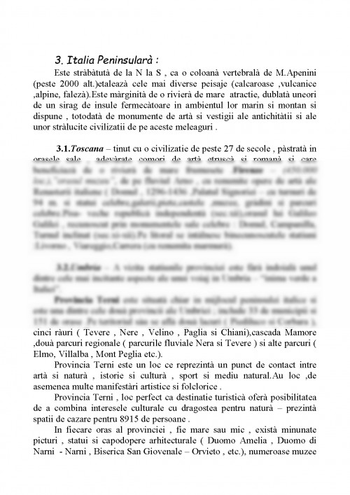 Referat: Italia prezentare generală (#336667)