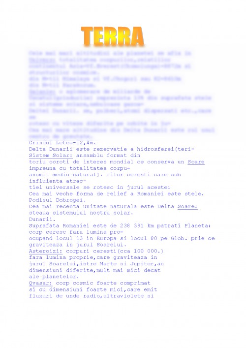Referat: Terra (#336815)