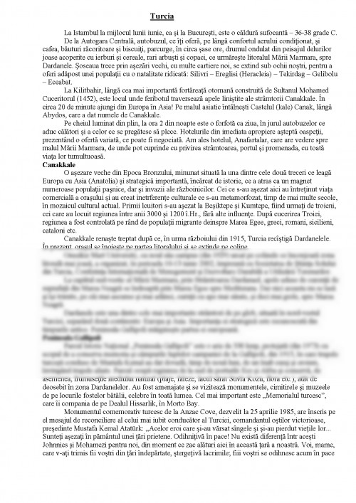 Referat: Turcia (#336830)