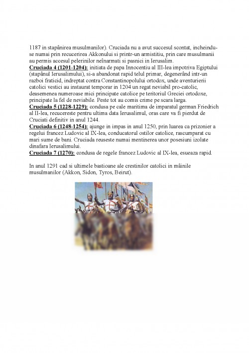 Referat: Cruciadele (#337087)