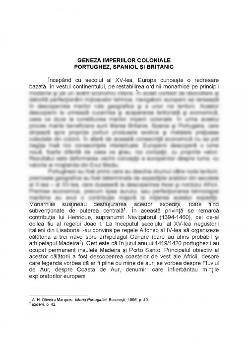 Referat: Geneza imperiilor coloniale (#337131)
