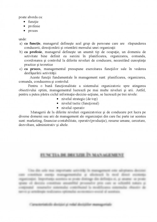 Referat: Funcția De Decizie În Management (#337348)