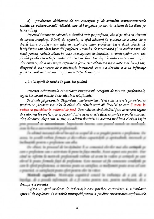 Referat: Afectivitate și motivație (#337650)