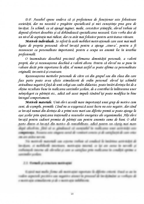 Referat: Afectivitate și motivație (#337650)