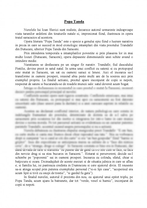 Referat: Argumentare Popa Tanda (#337927)
