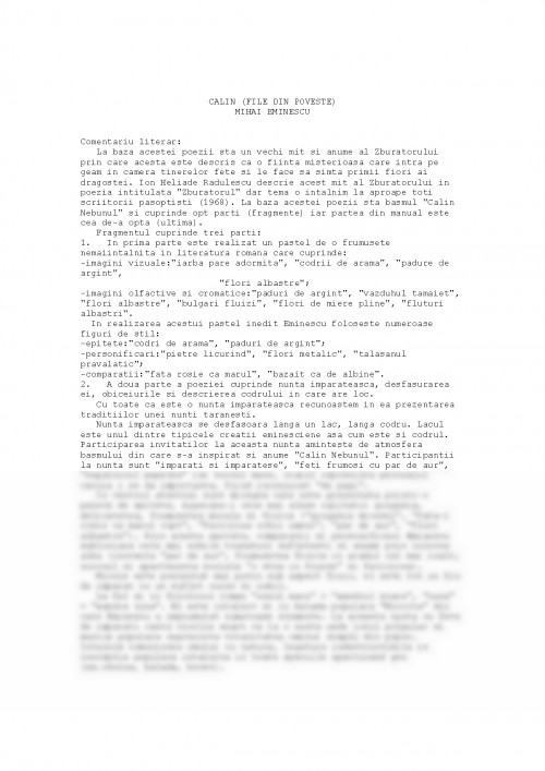 Referat: Călin File din poveste (#338012)