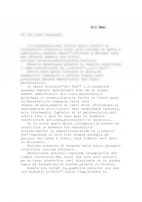 Referat: Dl Goe De Ion Luca Caragiale (#338183)
