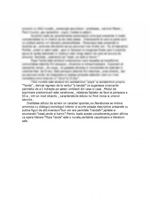 Referat: Popa Tanda (#338594)