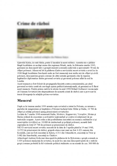 Referat: Crime De Război (#338949)