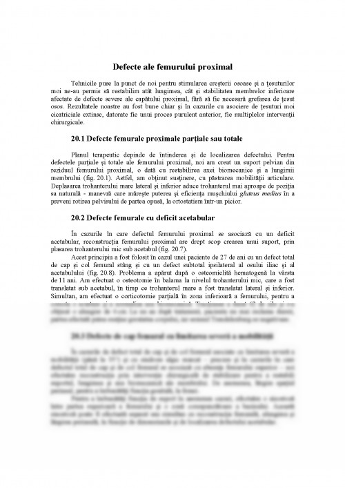 Referat: Defecte Ale Femurului Proximal (#341255)