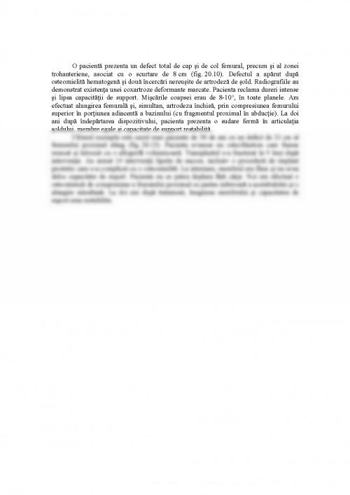Referat: Defecte Ale Femurului Proximal (#341255)