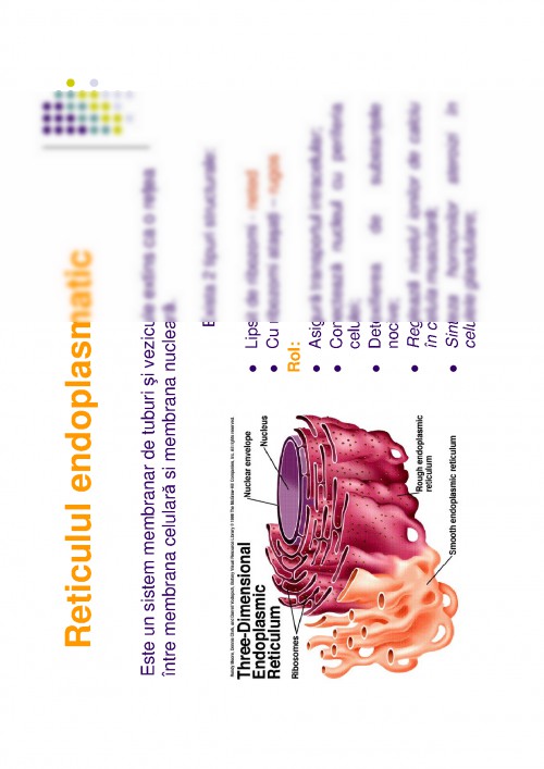 Documentație: Celula, unitatea structurală și funcțională a vieții ...