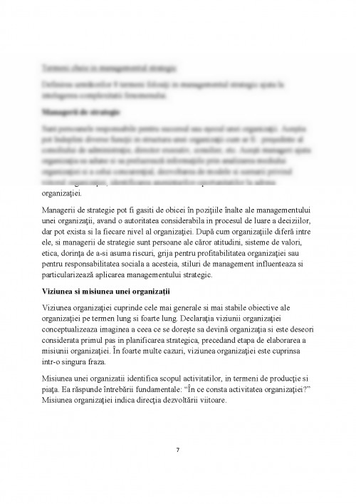 Referat: Management strategic (#344332)