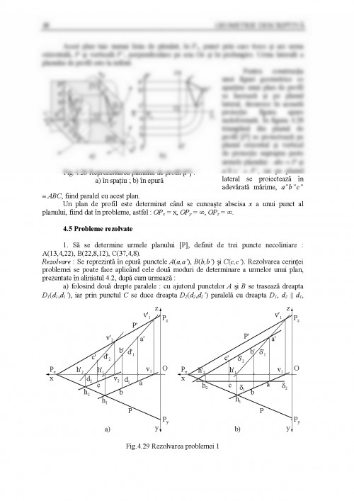 Curs: Planul geometrie descriptivă (#344613)