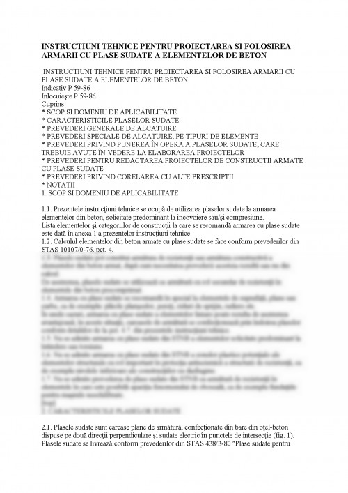 Documentație: P59 -86 instrucțiuni tehnice pentru proiectarea și ...