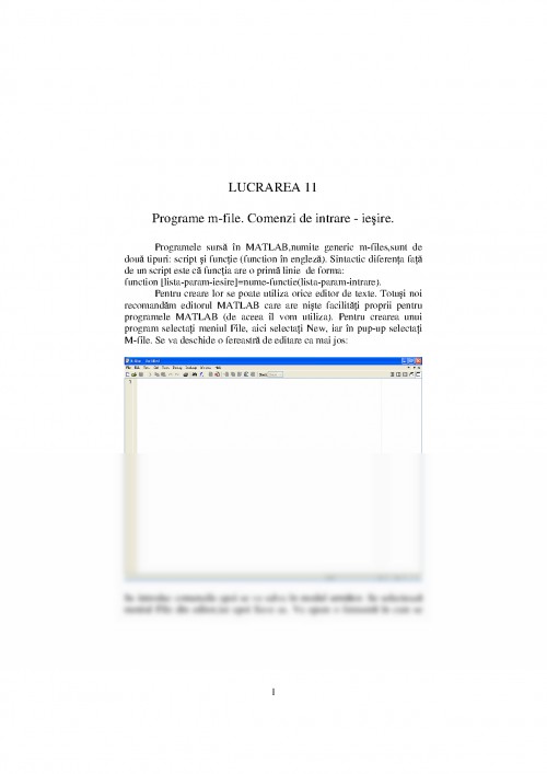 Laborator: Lucrări practice de programare în matlab (#344811)