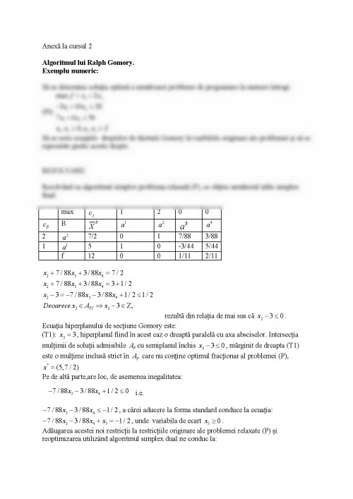 Curs: Algoritmul lui Ralph Gomory (#345394)