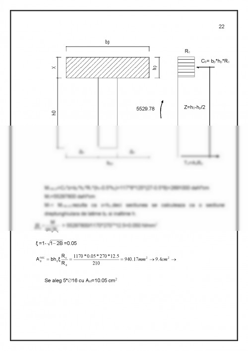 Proiect: Proiectarea unui planșeul din beton armat (#347056)