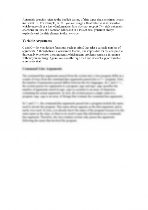 Laborator: Differences Between Java and CC++ (#347414)