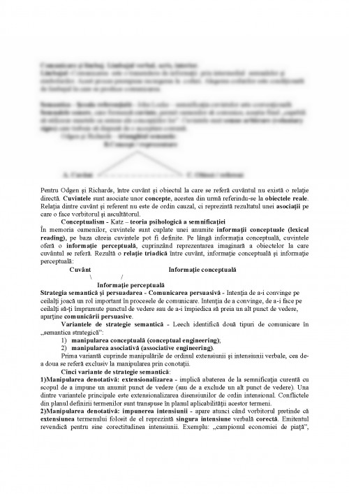 Curs: Comunicare și Limbaj. Limbajul Verbal, Scris, Interior. (#347839)
