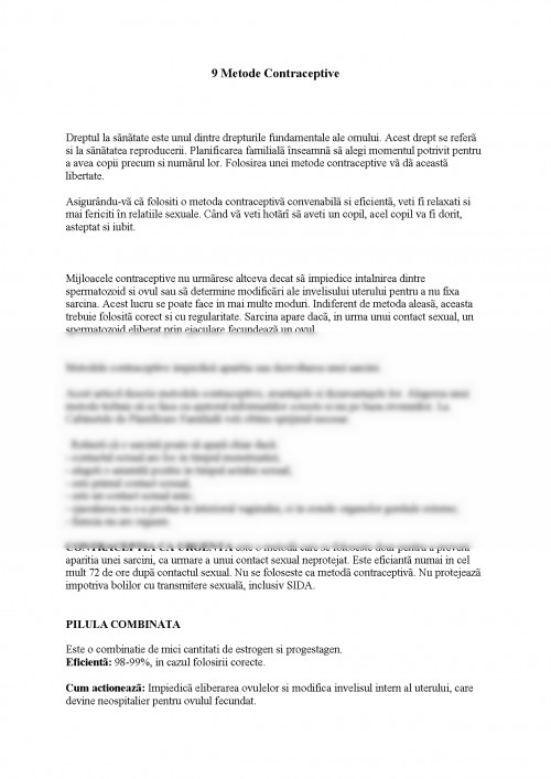 Referat: 9 Metode Contraceptive (#347879)