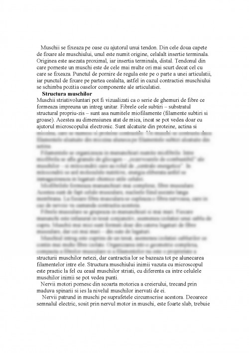 Referat: Scheletul și mușchii (#348680)