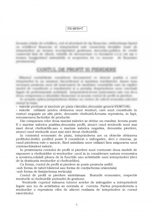 Referat: Bilanțul contabil, contul de profit și pierdere (#348736)